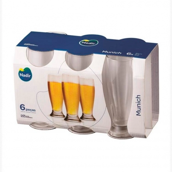 Copo Chopp Munich 300ml Luva com 6 unid.