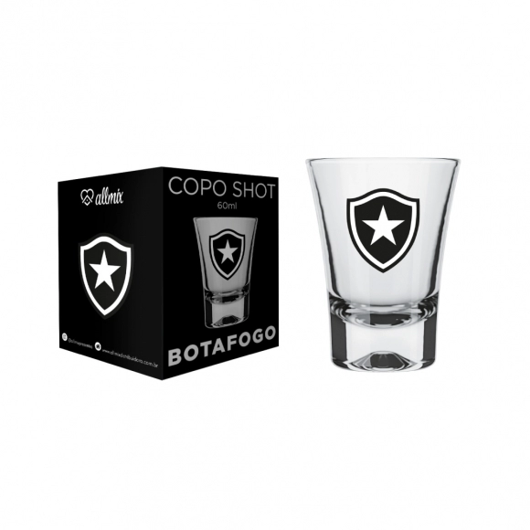 Copo Shot Botafogo 60ml